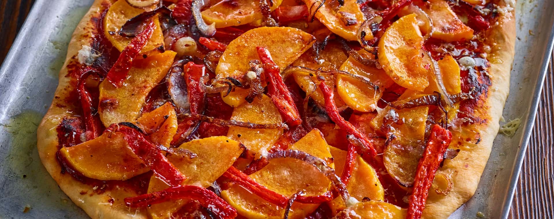 Spanish-Style Pizza with Butternut Squash